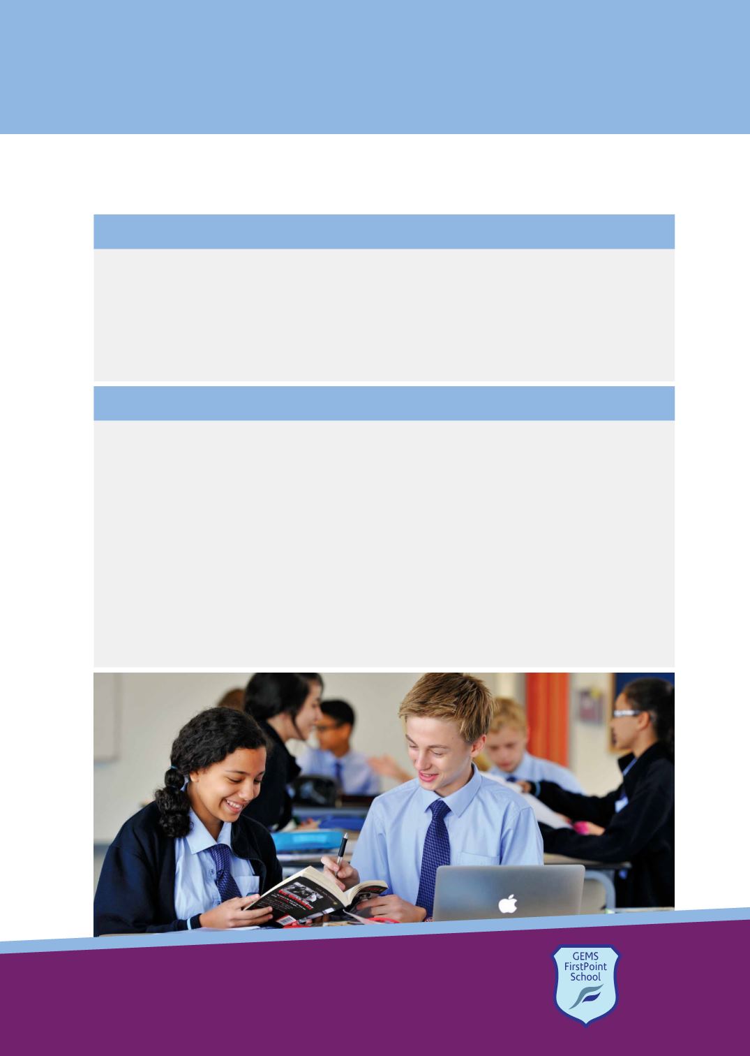 GEMS FirstPoint School - GCSE Prospectus
